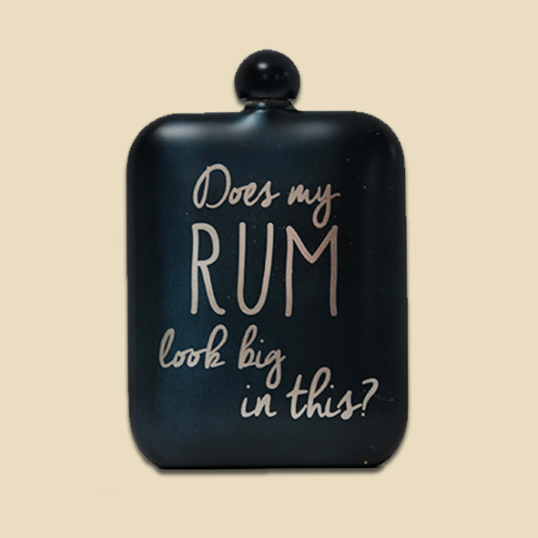 'Does my rum look big in this?' Hip Flask – Lakeland Artisan