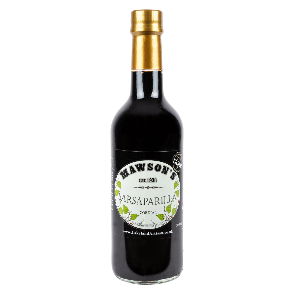 Sarsaparilla Cordial - 500ml Glass Bottle – Lakeland Artisan