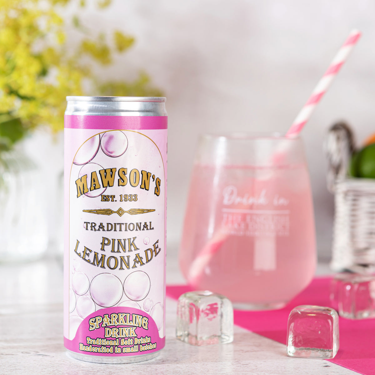 Pink Lemonade Ready to Drink 12 x 250ml cans – Lakeland Artisan